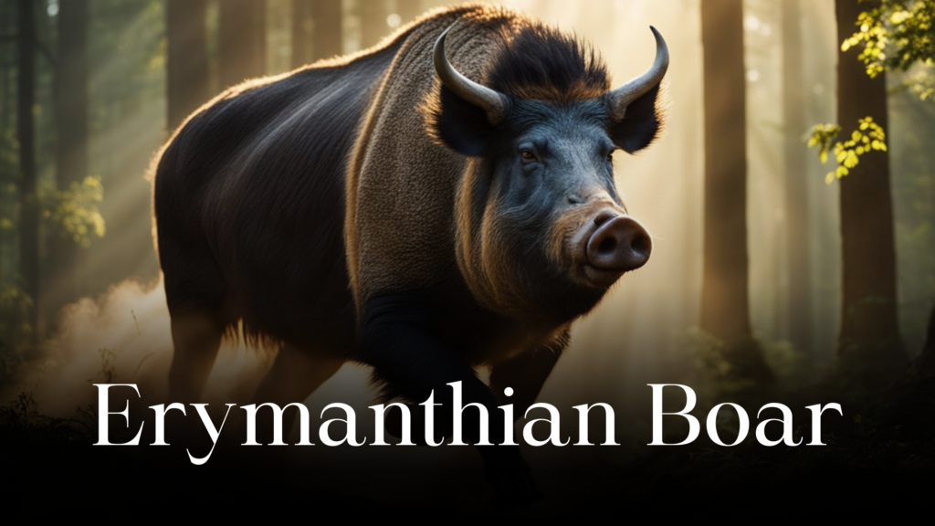 Erymanthian Boar: Mythical Creature Overview and History - Mythical ...