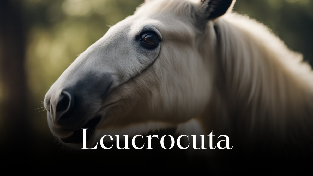 Leucrocuta: Mythical Creature Overview - Mythical Encyclopedia